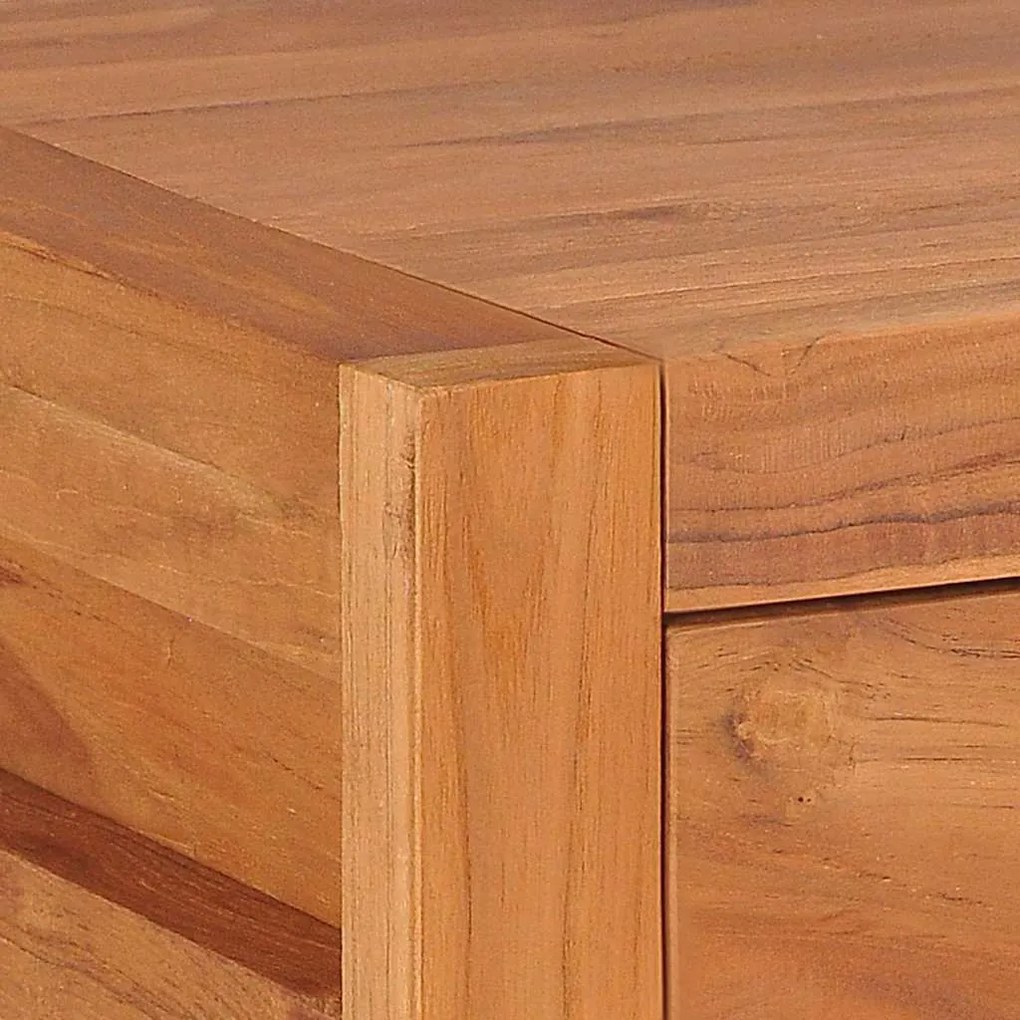 TV stolek 100 x 40 x 45 cm teakové dřevo 325272