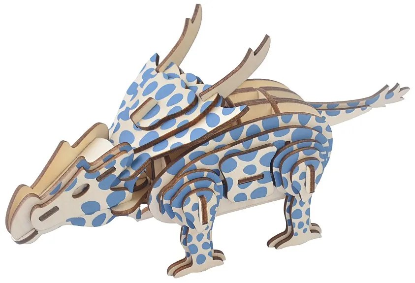 Woodcraft construction kit Woodcraft Dřevěné 3D puzzle Achelousaurus