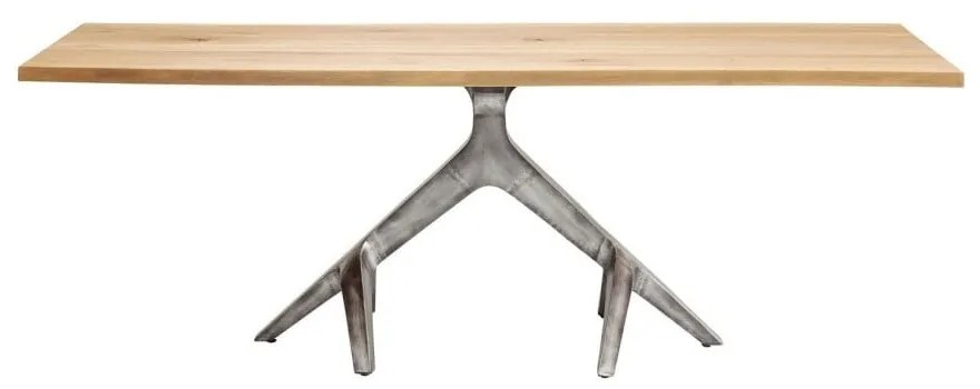 Jídelní stůl z dubového dřeva Kare Design Roots, 220 x 100 cm