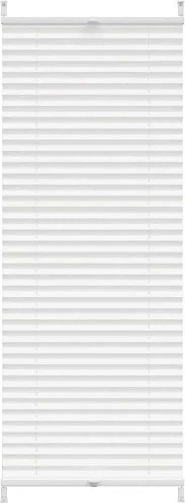 Plisovaná roleta 40 x 150 cm bílá 240587