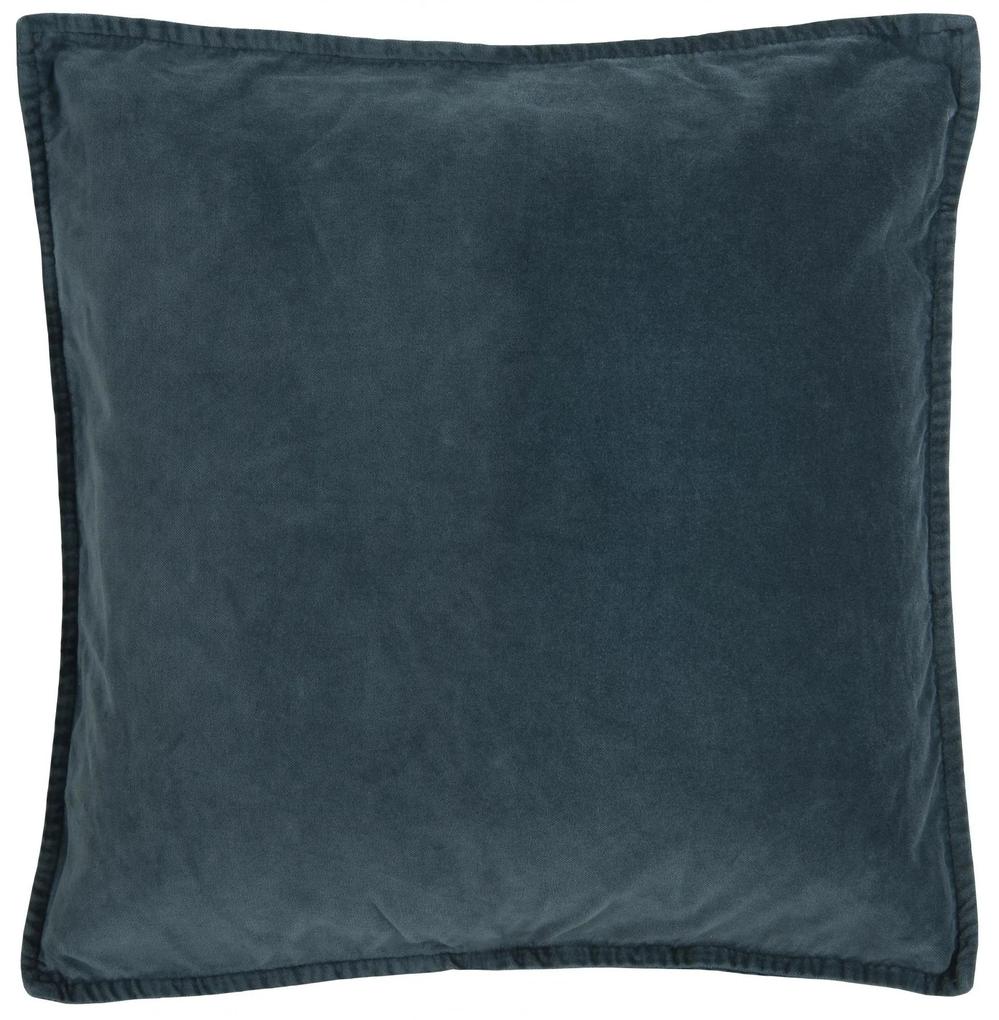 IB LAURSEN Povlak na polštář Velvet Navy 50x50 cm, modrá barva, textil