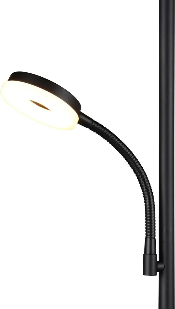 Stojací lampa LED Specter, černá