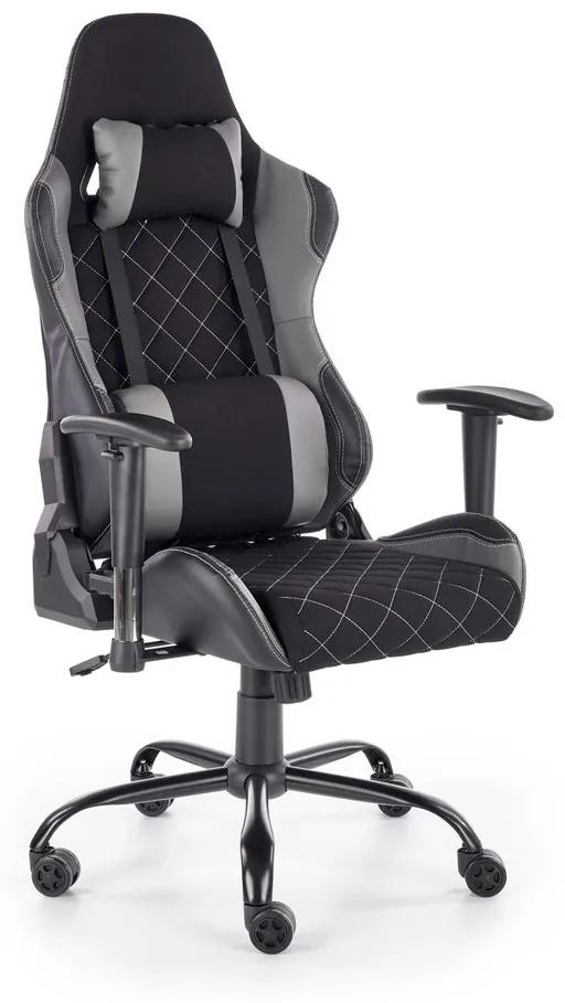 Halmar Kancelářská židle Drake, černá/šedá