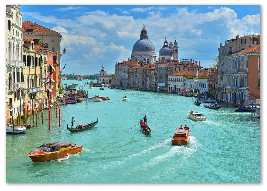 Wallmuralia Foto obraz sklo tvrzené Benátky Itálie 100x70 cm
