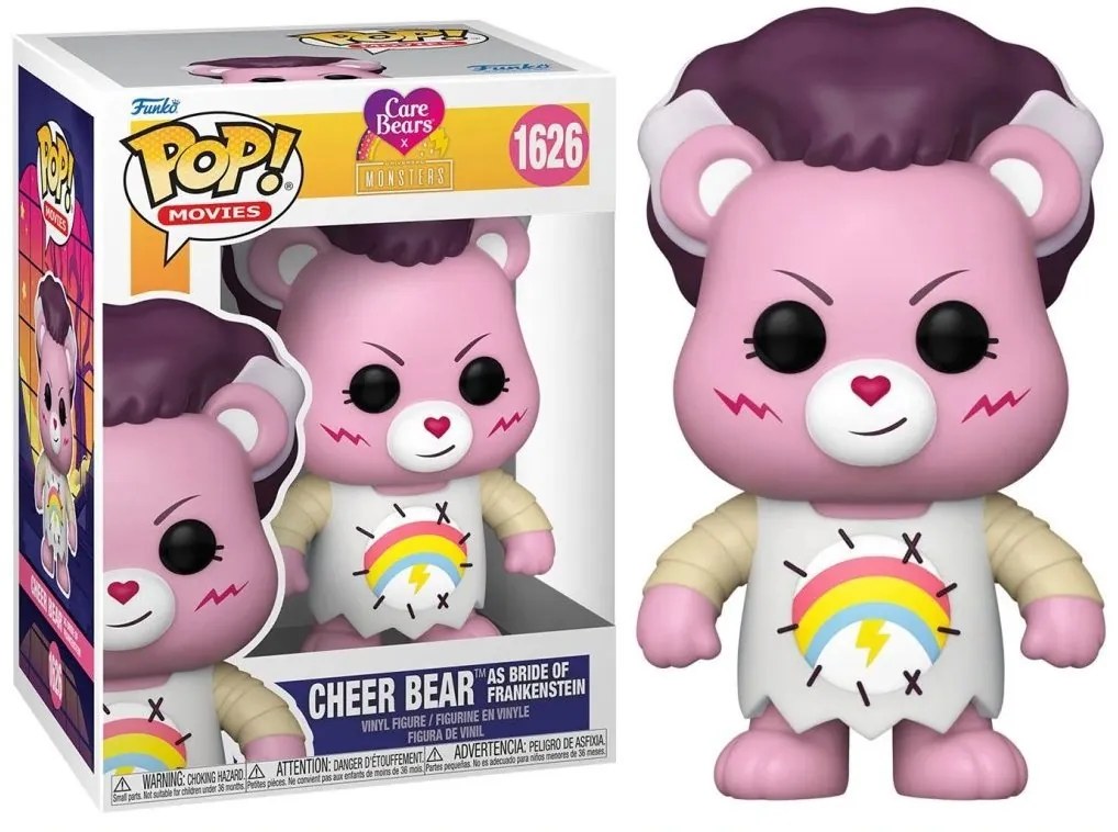 Funko pop! care bears x universal monsters cheer bear as bride of frankenstein 1626