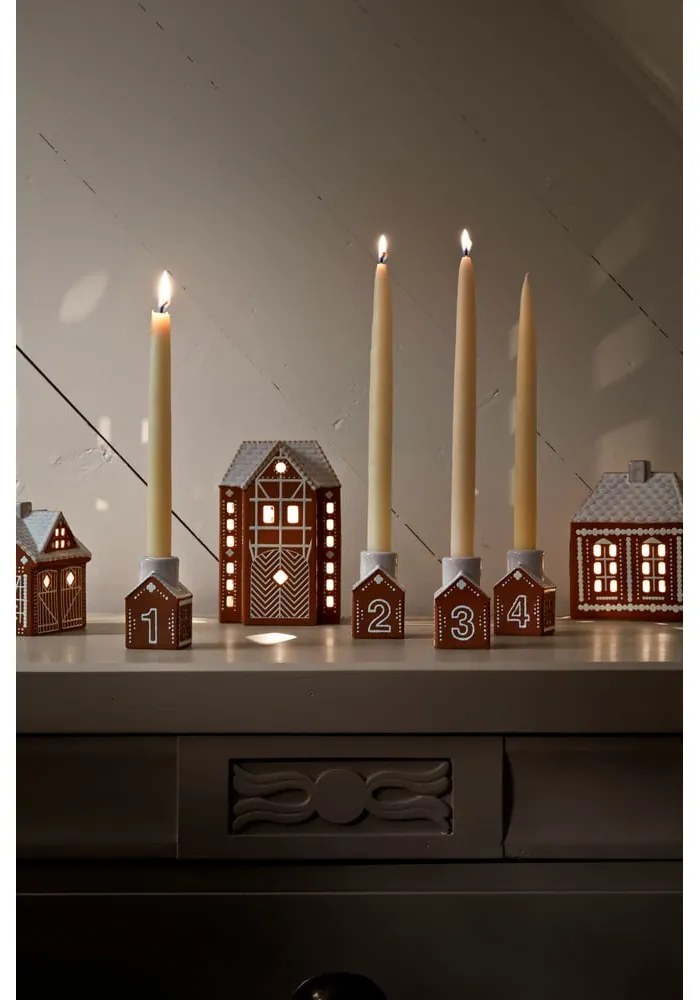 Keramický adventní svícen Gingerbread – Kähler Design