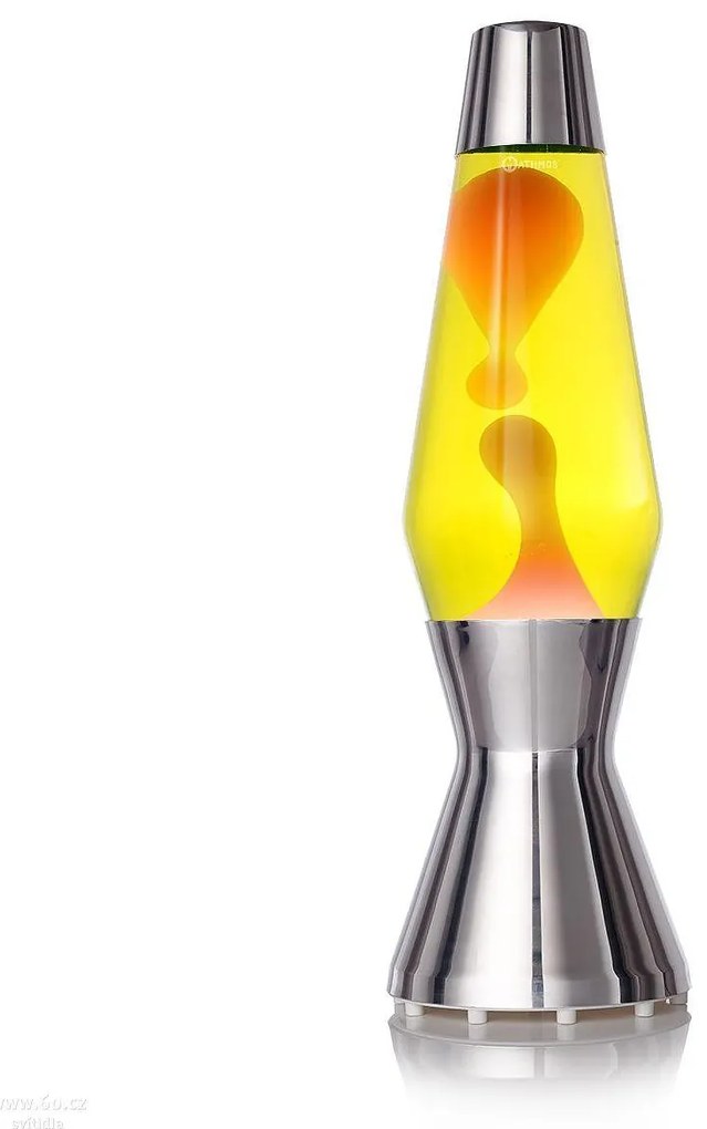 Mathmos SO41P + AST1226 Astro, originální lávová lampa, 1x35W, žlutá s oranžovou lávou, 44cm