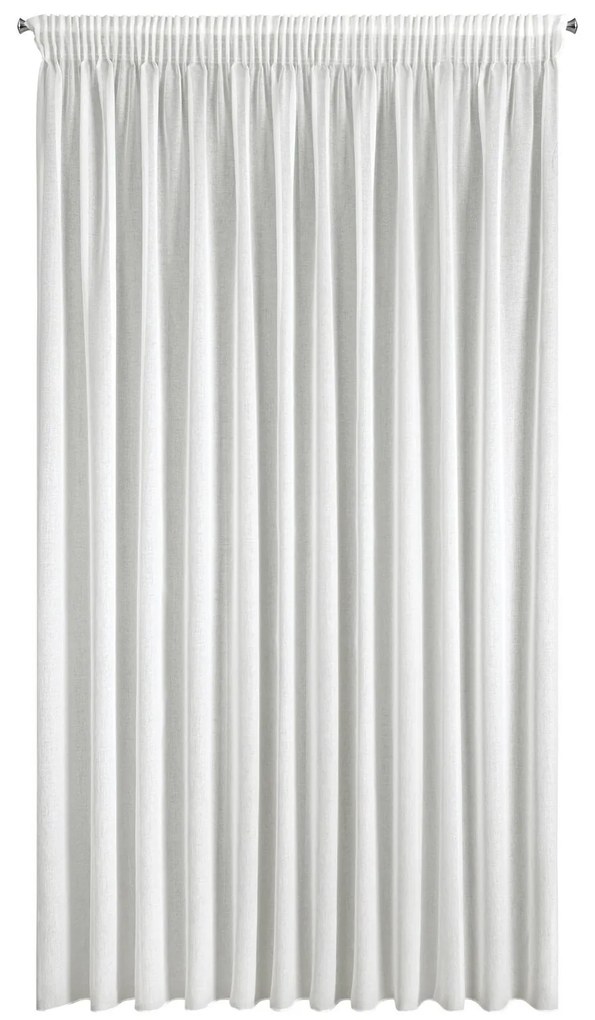 ZÁCLONA NA PÁSCE MARGO 300X270 CM BÍLÁ