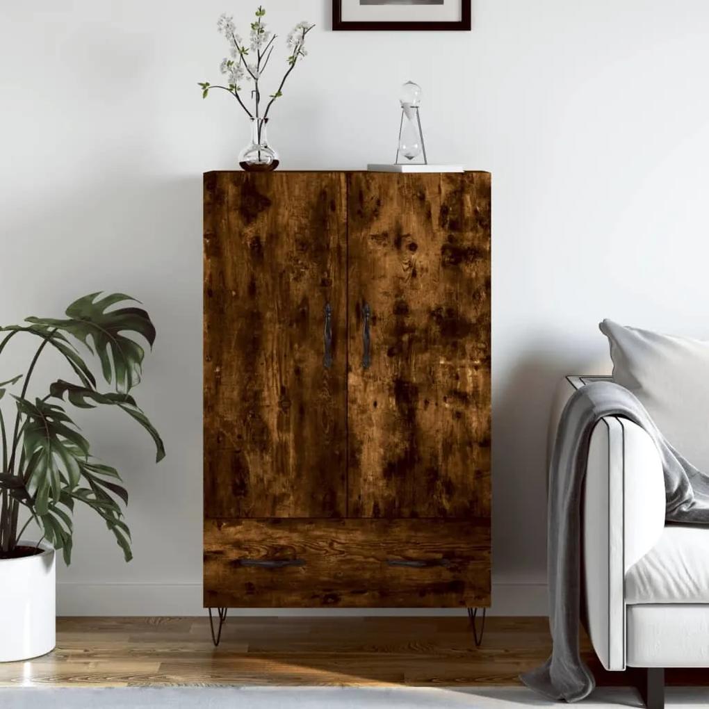 vidaXL Skříň highboard 69,5 x 31 x 115 cm kompozitní dřevo [828233] Barva: Bílá