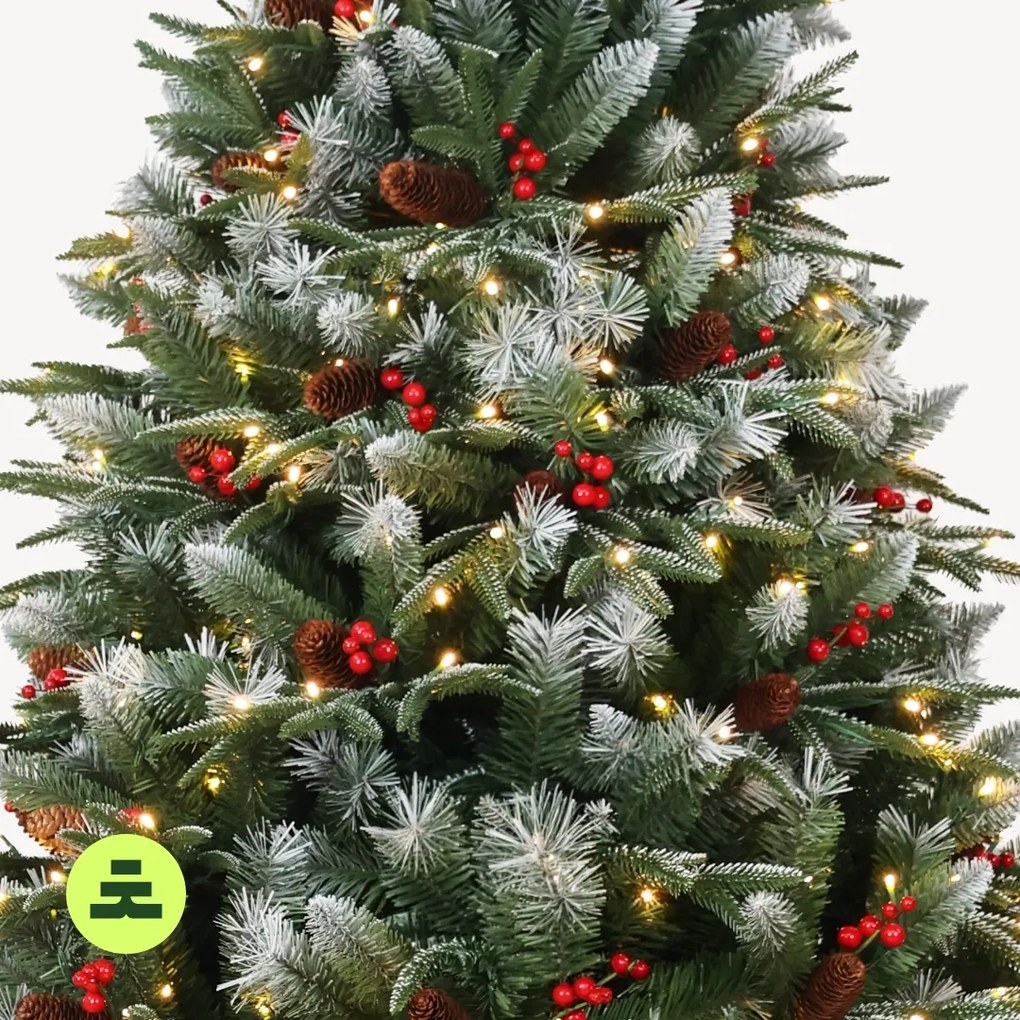 Smrk Zasněžený 510 LED 210 cm