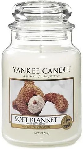 Yankee Candle Svíčka Yankee Candle 623gr - Soft Blanket, bílá barva, sklo
