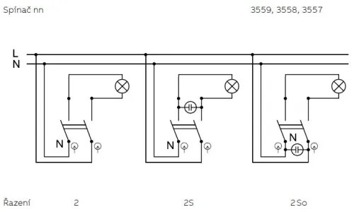 ABB vypínač č.2S 3558-A02340