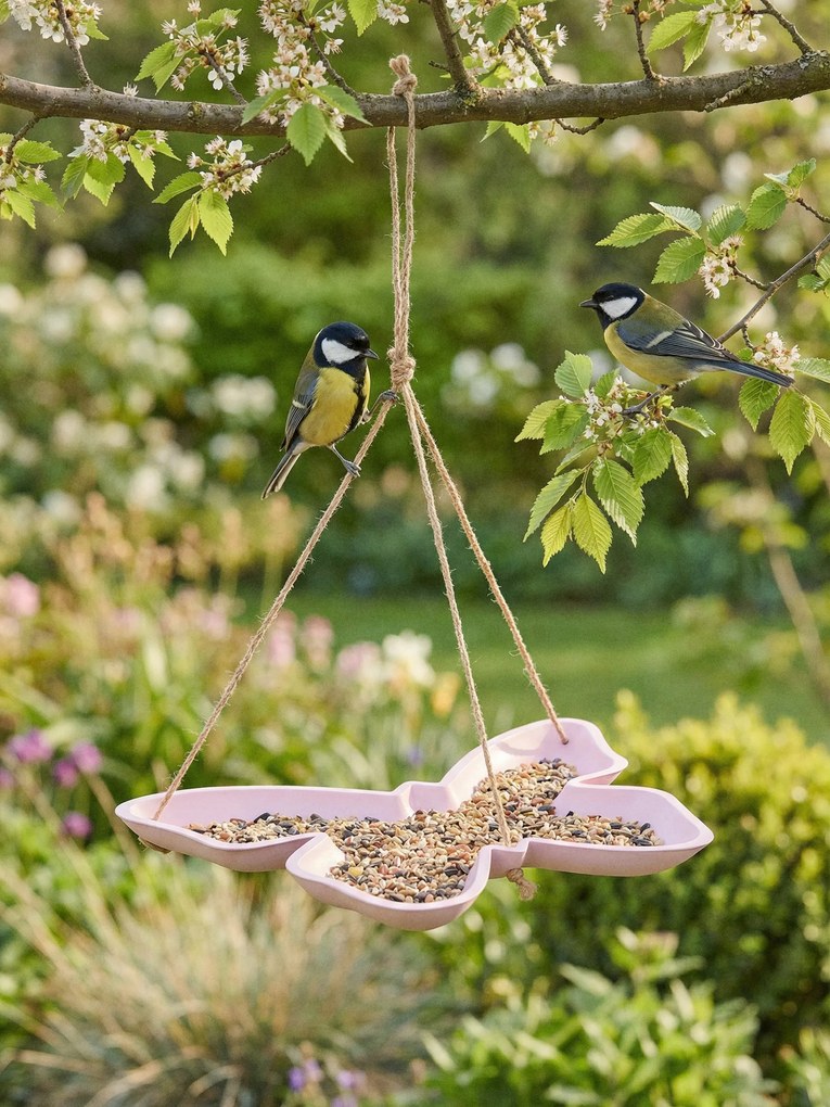 Sinsay - Krmítko pro ptáky ve tvaru motýla - levandulová