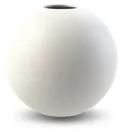 Kulatá váza Ball White 8 cm COOEE Design