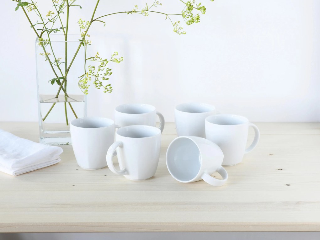 XXXLutz SADA HRNKŮ NA KÁVU porcelán keramika 6dílné Creatable - Kolekce nádobí - 007768011704