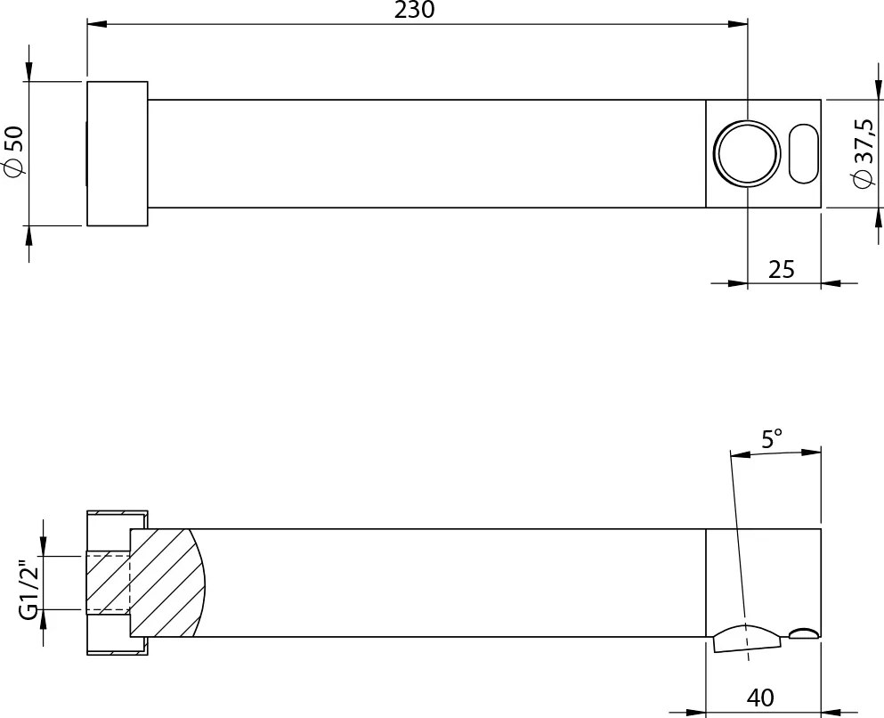 Bruckner Sapho senzorová nástěnná baterie 6V DC (4xAA) chrom 982.041.1