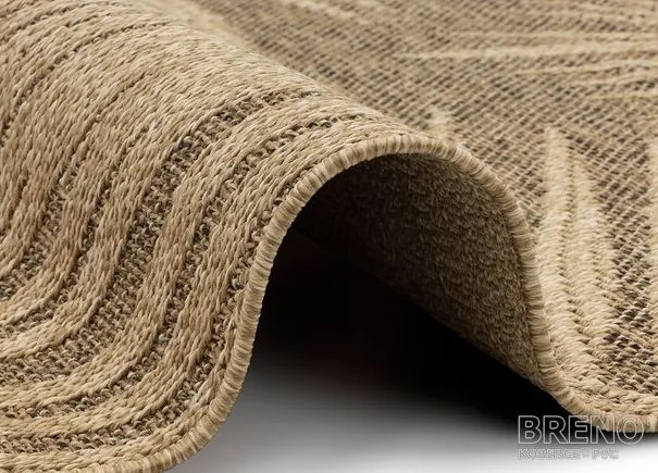 Breno Kusový koberec TIMBER 1403 Brown (Beige), 240x340 cm, Béžová/Hnědá