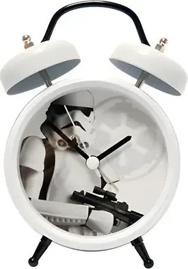 Prime Star Wars Stormtrooper retro budík / Retro budík