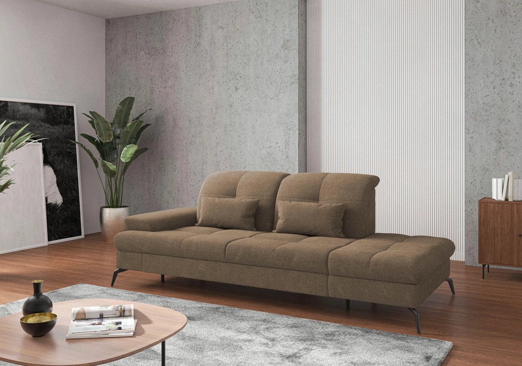 XXXLutz LENOŠKA, textil, světle hnědá Sit & More - Online Only sedačky - 000144009981