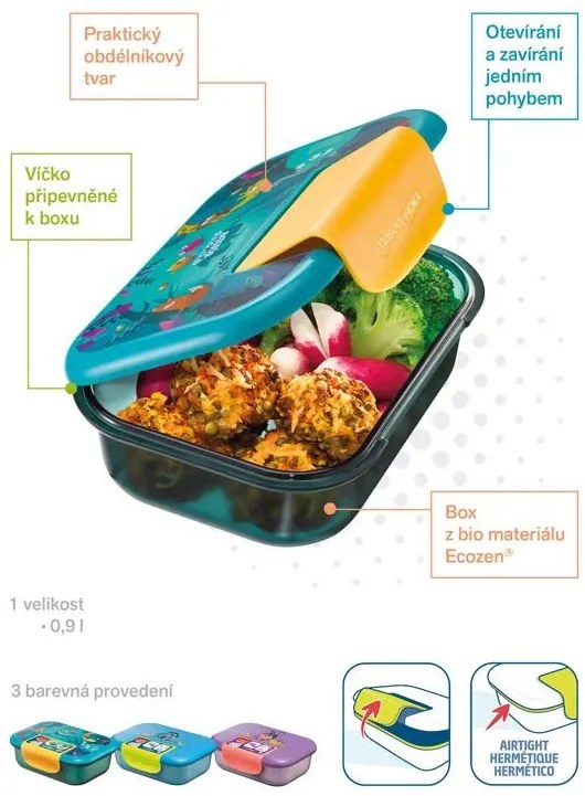 Svačinový box Maped Miniz Ecozen Rabbit, 900 ml
