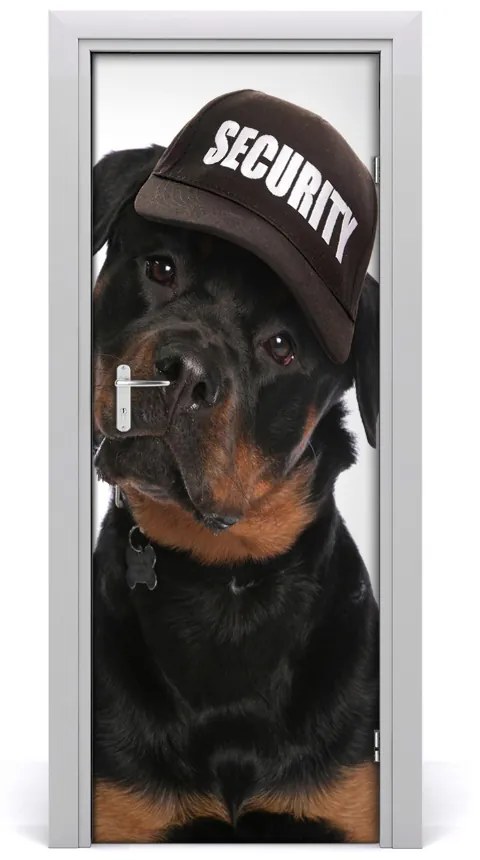 Samolepící fototapeta na dveře Rottweiler 75x205 cm