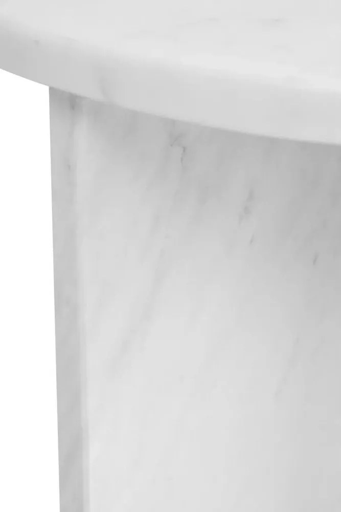 Mramorový kulatý odkládací stolek ø 40 cm Savio – Premier Housewares