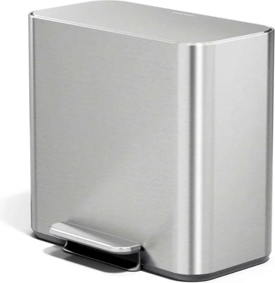 Simplehuman - Odpadkový koš 15 l, matná nerez CW2120