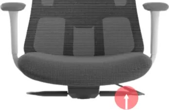Kancelářská ergonomická židle WISDOM s podhlavníkem — síť, šedý plast, nosnost 150 kg, světle šedá Mercury star