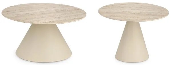 BIZZOTTO Set konferenčních stolků HARDY 30cm 37cm 0747282