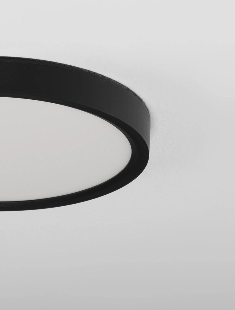 Nova Luce stropní LED svítidlo Dixie Varianta: 36 W LED, Ø 400 mm, černá