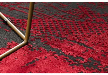 Moderní koberec VINCI 1516 Růžice vintage Strukturální červený velikost 180x270 cm | krásné koberce cz