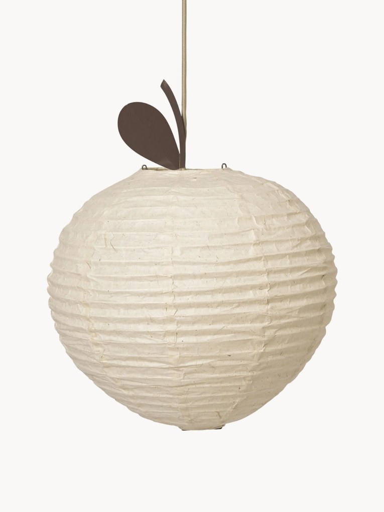 Ručně vyrobené stínidlo z washi papíru Apple