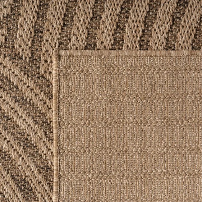 Koberec TIMBER geometrický, béžový kruh
