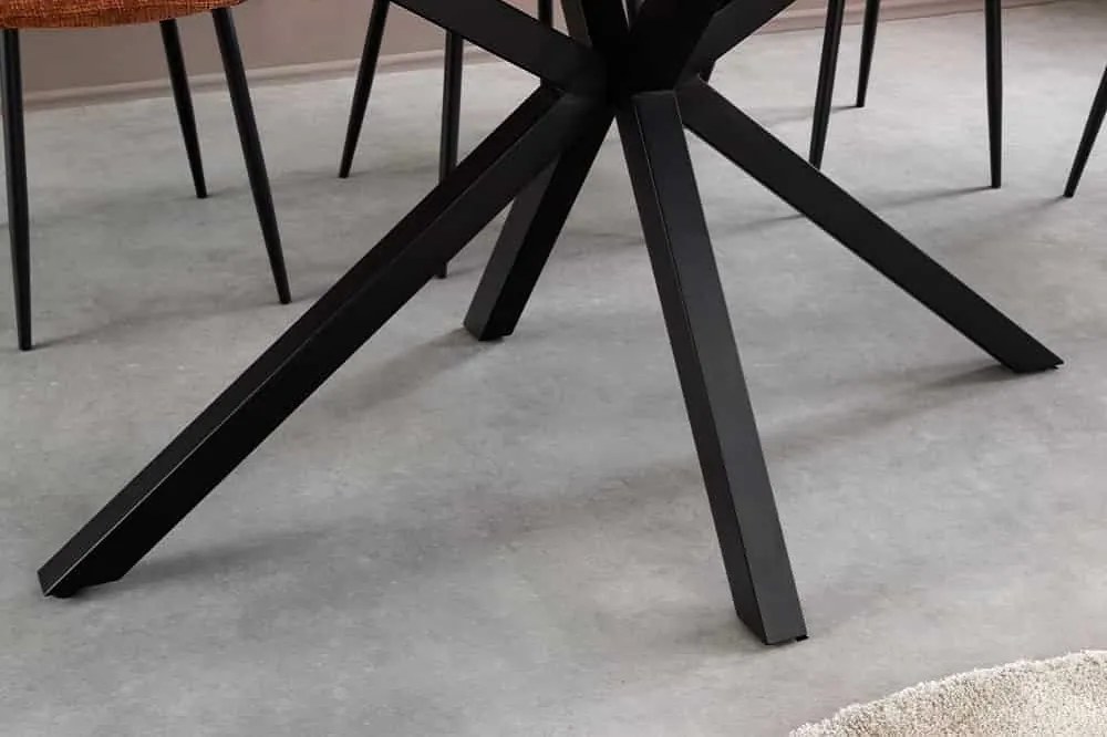 Keramický jídelní stůl Fabrico 160 cm antracitový