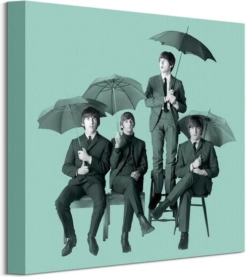 Obraz na plátně The Beatles Umbrellas 30x30cm WDC91426
