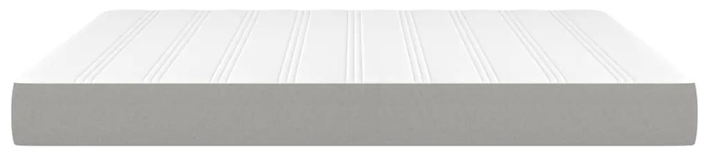 Taštičková matrace světle šedá 160 x 200 x 20 cm textil,  347814