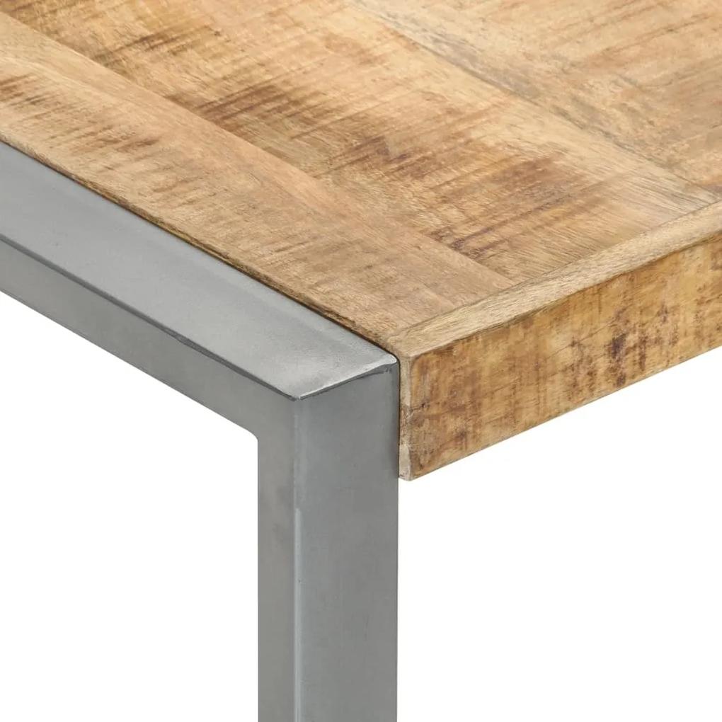 vidaXL Konferenční stolek 140 x 140 x 40 cm hrubé mangovníkové dřevo [321579] Barva: Šedá