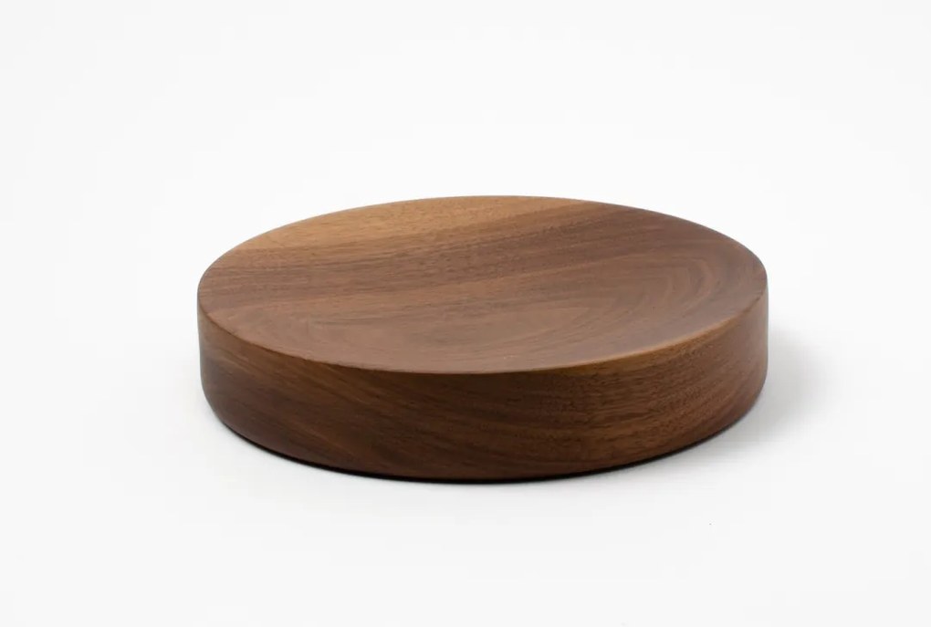 DVORO Luxusní dřevěný odkládací podnos Pau Natural solid walnut 18cm