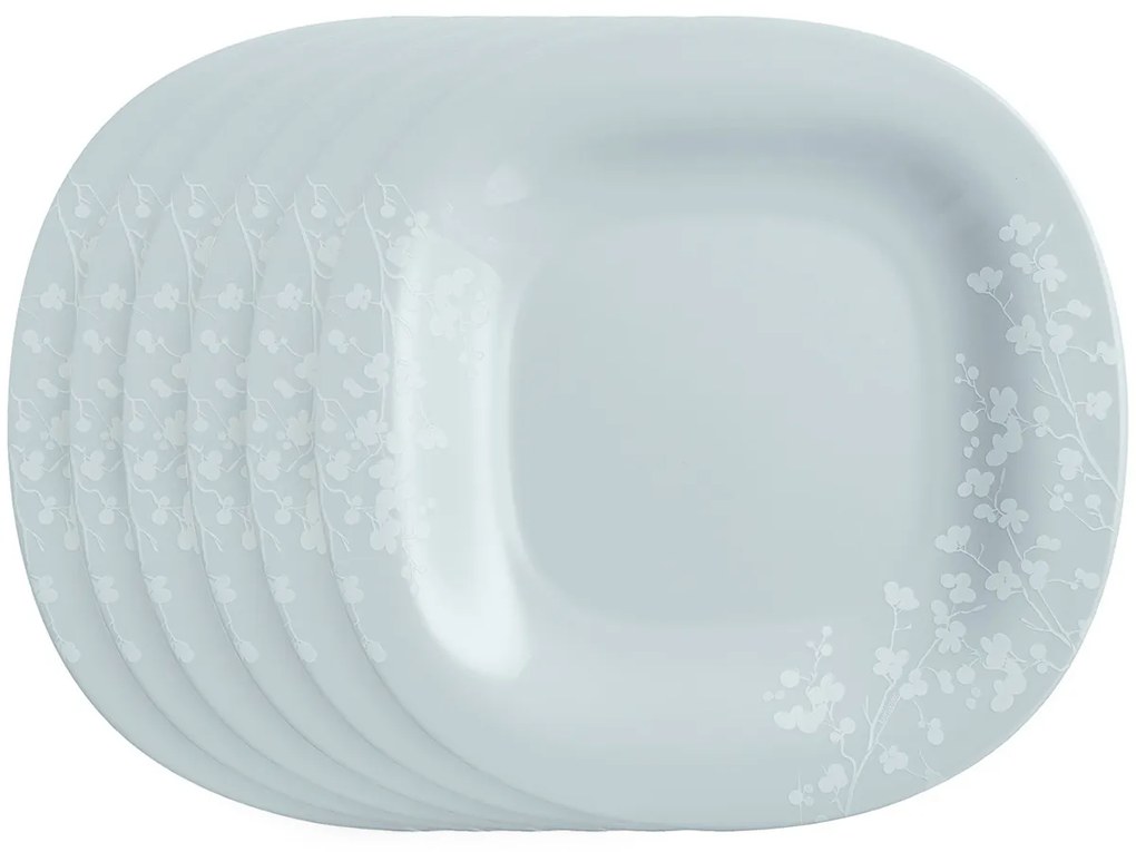 Luminarc Sada mělkých talířů Ombrelle 27 cm, 6 ks, šedá