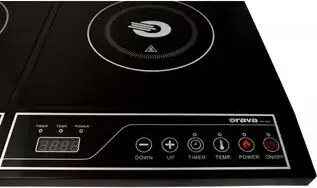 Orava VP-40i černá / Elektrický indukční vařič / 3500W / 2 plotýnky /