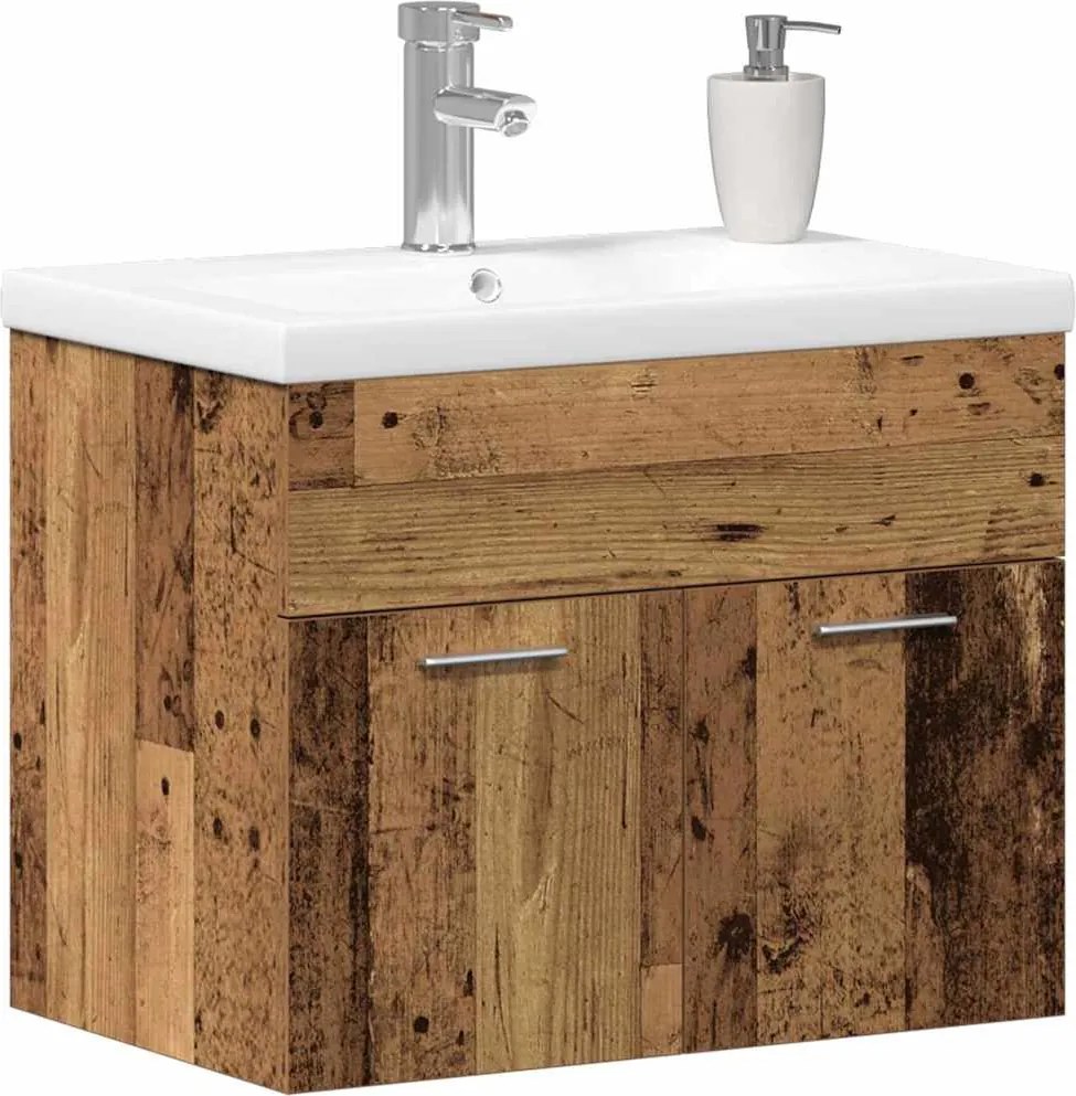 Koupelnová skříň Staré dřevo 60 x 38,5 x 46 cm Kompozitní dřevo 3332534