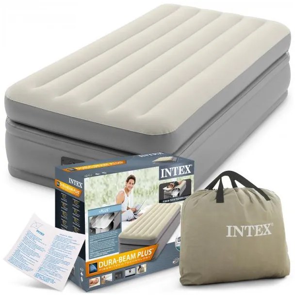 Nafukovací matrace Intex 64162 COMFORT ELEVATED TWIN 99x191x51 cm