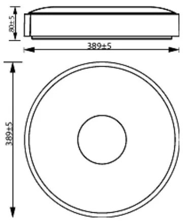Philips - LED Stmívatelné stropní svítidlo COINER LED/24W/230V 4000K bílá