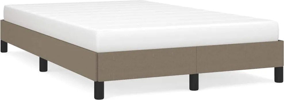 Rám postele bez matrací taupe 120x190 cm textil 3269609