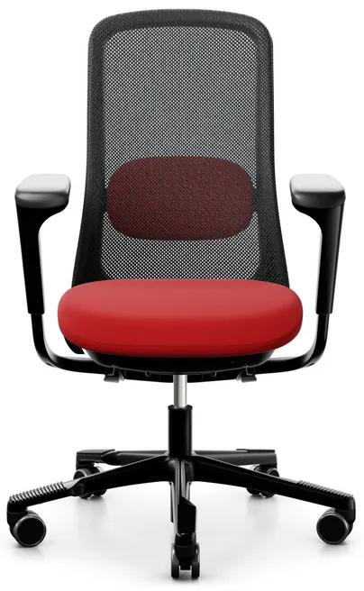 HÅG - Židle SOFI 7500 černá s područkami, nižší sedák