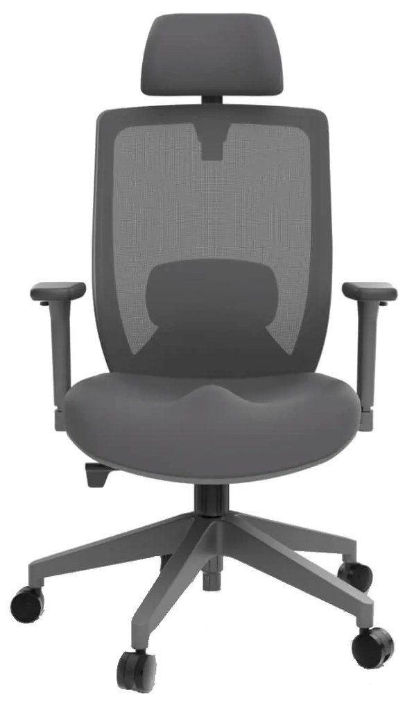 Ergonomická kancelářská židle Liftor Space, šedá