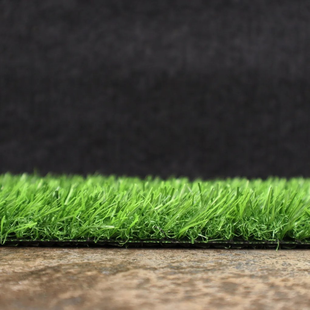 Trade Concept, Umělá tráva Pure Green, vyříznout kruh, šíře 2m,4m, zelená