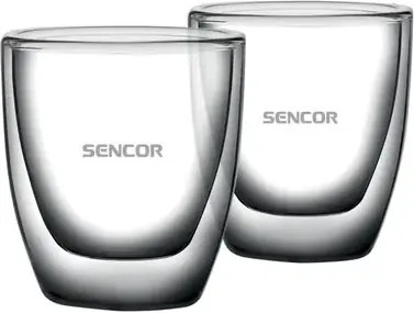 SENCOR SGX 001 Sada 2 sklenic na espresso 80ml