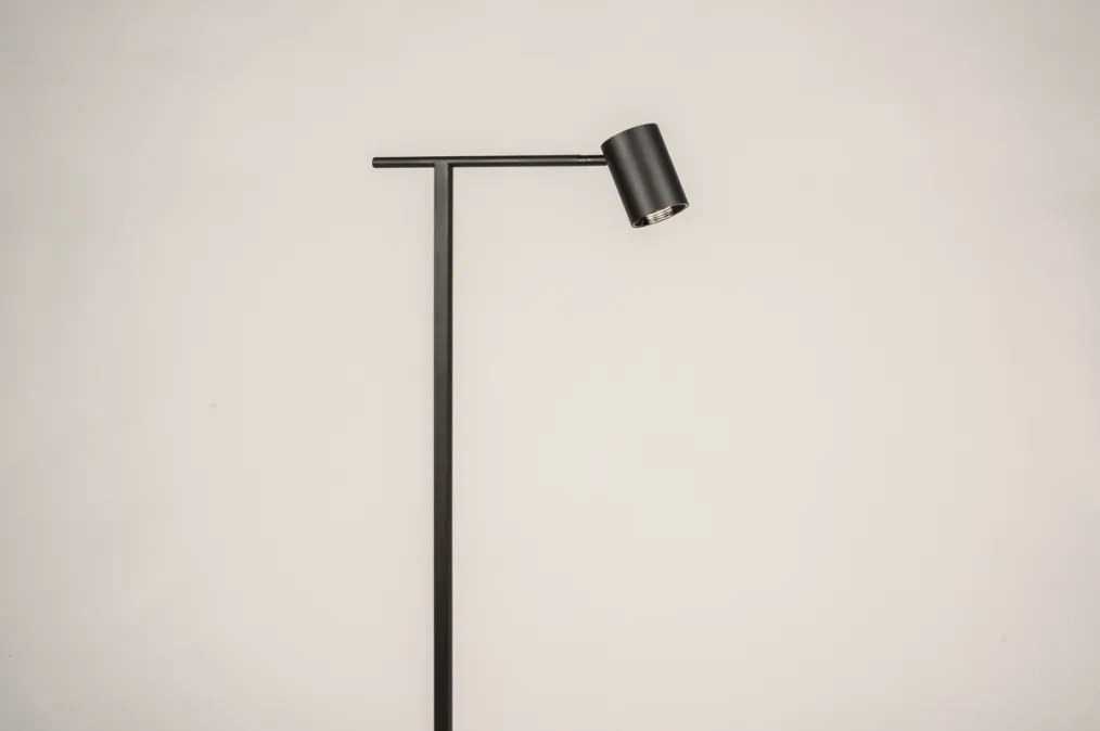 Stojací lampa s dotykovým stmívačem Mezzo Black