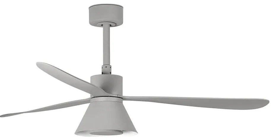 FARO Barcelona FARO 33762WT-24-LED Stm. vent. AMELIA L CONE LED/20W/230V šedá pr.132 cm WT + DO 33762WT-24+33765